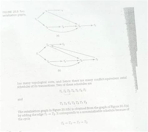 Solved Hgure 205 Two Serialization Graphs Has Many