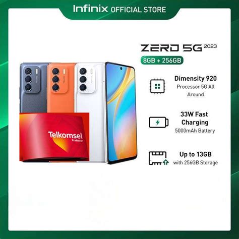 Jual Infinix Zero 5g 2023 8256 Gb Official Store Starter Pack