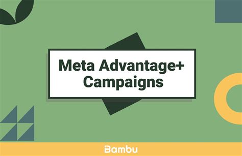 Meta Advantage Campaigns Bambu