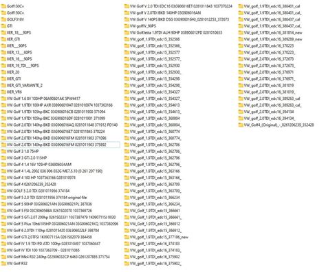 VW Golf ECU Tuning Files Stage 1 2 EGR OFF DPF OFF Remap Files Auto Tools SA