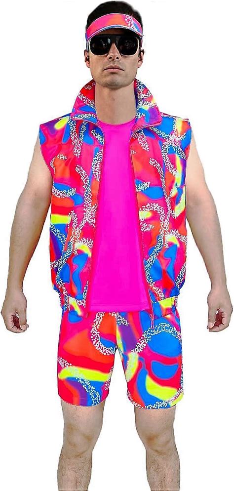 Jackets 80s Workout Costume Halloween Cosplay Couples Outfits Tank Top