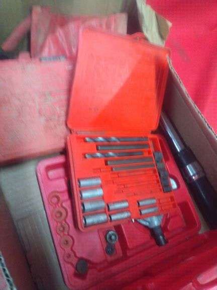 Assorted Drill Bits In Cases And More Sierra Auction Management Inc