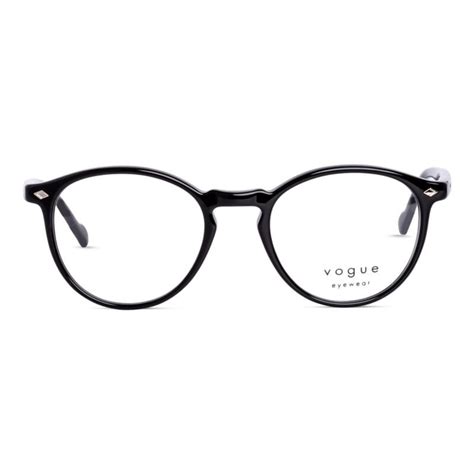 Vogue Womens Round Eyeglass Frame Black Vo5367 W44 Buy Online Optic