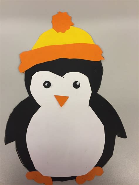 KLASSENKUNST Fensterdeko Pinguin Freebie