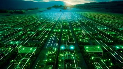 Premium Photo Boosting Agricultural Productivity With Chip And