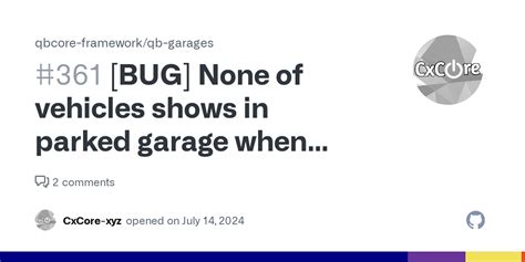 Bug None Of Vehicles Shows In Parked Garage When Classsystem Is Set