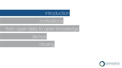Commerce Data Usability Project Ppt