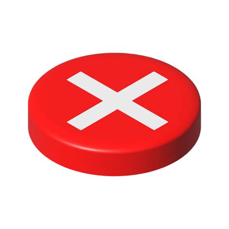 Red X Symbol Copy