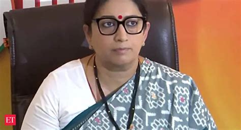 Smriti Irani News Smriti Irani Slams Rahul Gandhi Over His London