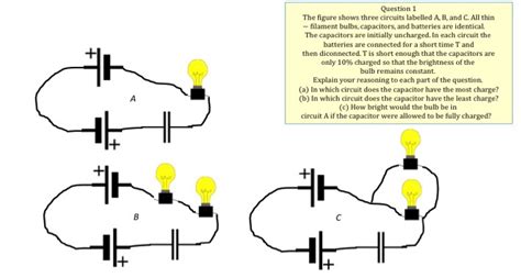 Solved Question 1 The Figure Shows Three Circuits Labelled