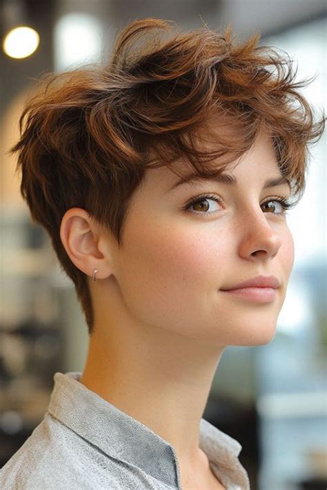 20 Messy Pixie Hairstyles For A Carefree Look Tousled Copper Pixie