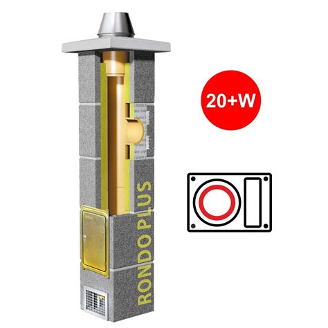 Komin Schiedel Rondo Plus 20 W 4m Cena Opinie Systemy Kominowe