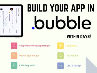 Receive Professional Web App Consultation Bug Fixing In Bubble Upwork