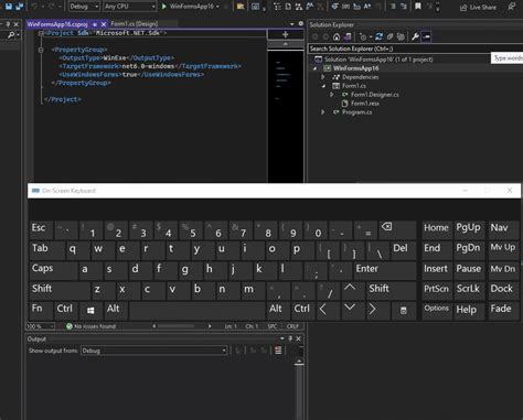 Failed To Run Winforms WPF Net App In Visual Studio By Pressing F Issue Dotnet