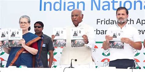 Congress Releases Manifesto ‘nyay Patra For Lok Sabha Elections News
