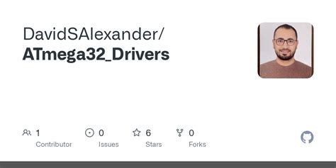 Github Davidsalexander Atmega Drivers