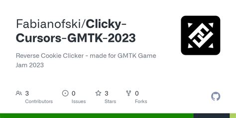 GitHub Fabianofski Clicky Cursors GMTK 2023 Reverse Cookie Clicker
