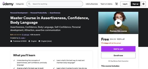 Master Course In Assertiveness Confidence And Body Language