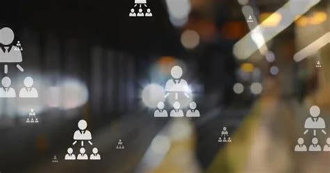Animation Of Profile Icon Flowcharts Ove Stock Video Pond