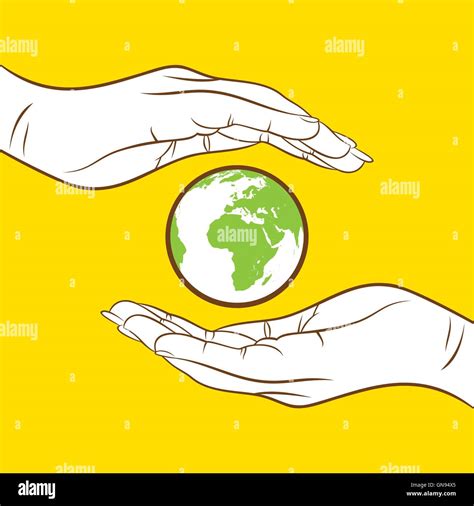 Save Earth And Go Green Concept Design Stock Vector Image And Art Alamy