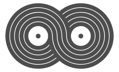 Bucle De Carril De Carrera Símbolo De Infinito Ocho Signo Vector Premium