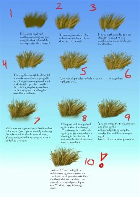 How I Draw Grass By Kara Kiwi On Deviantart