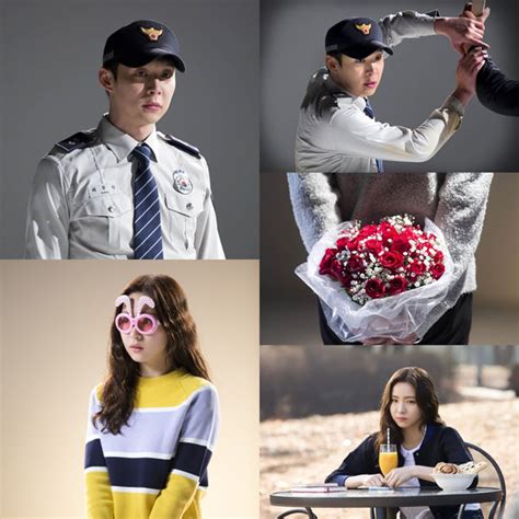 냄새를보는소녀 박유천 신세경 타이틀 촬영 현장 봄바람 살랑