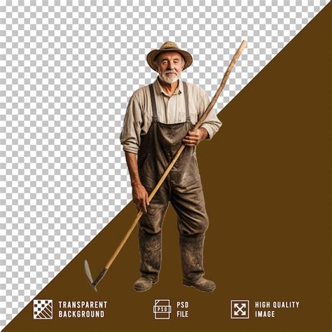 Farmer Without Background Premium Ai Generated Psd