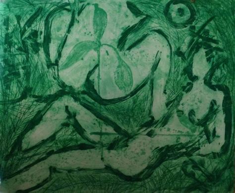 Anton Henning Untitled Green Contemporary Art Neo Expressionism