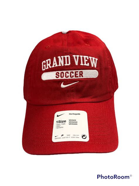 Cap Red Grand View Soccer Nike Mens Campus Cap Grand View