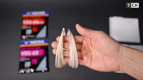Victor Badminton String Review And Comparison Part 1 Vbs 63 Vbs 66