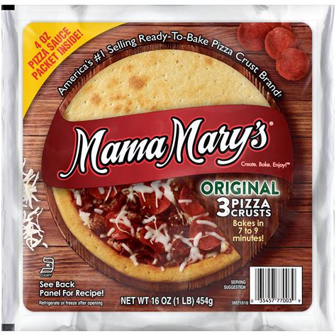 Mama Mary S Pizza Crust Real Barta