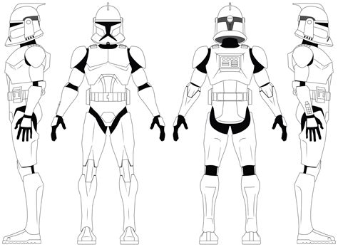 Template Clonetrooper Mk1 Phase 1 By Evilzgaruda On Deviantart