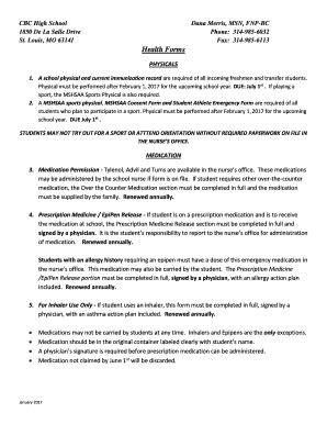 Fillable Online CBC High School Fax Email Print PdfFiller