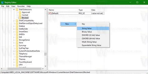 remove share context menu in windows 10