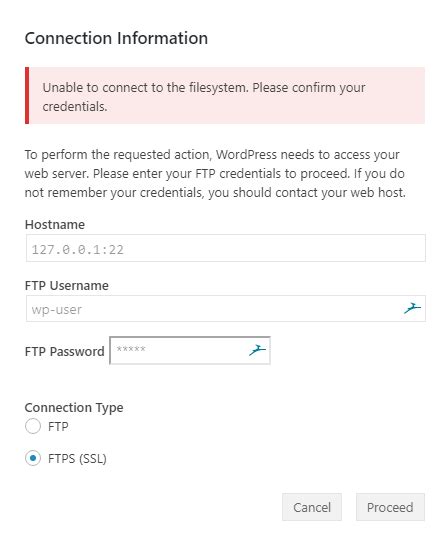 How To Overcome The Error Unable To Connect To The Filesystem In
