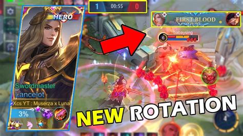 SECRET HOW TO GET FIRSTBLOOD IN 1 MIN USE LANCELOT NEW ROTATION LANCE