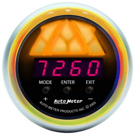 Autometer Sport Comp 52mm 0 15k Rpm Digital Pro Shift System Shift Lig