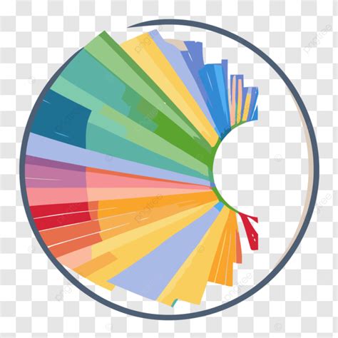 무지개 색깔의 원 이미지 벡터 흰색 배경에 평균화의 단순한 다채로운 아이콘 그림자 없음 작은 프레임 중앙 Png 일러스트 및 벡터 에 대한 무료 다운로드 Pngtree