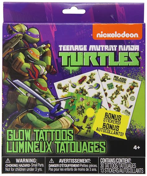 Best Ninja Turtle Glow In The Dark Stickers Home Life Collection