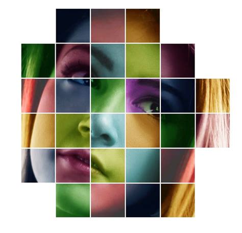 Colored Grid Map Creative Photos Abstract Artwork Color