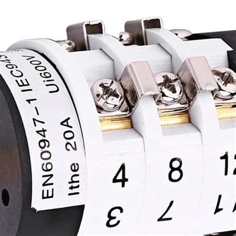 LEX Commutateur de marche arrière 220V 380V 20A changeur de pneu de