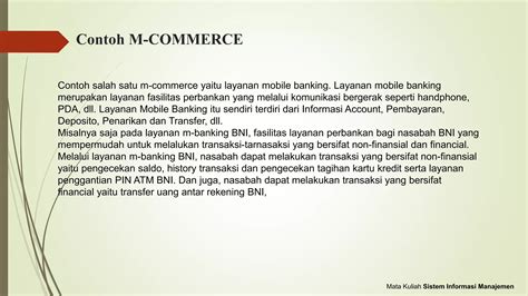 Ppt Kelompok 9 Sistem Informasi Manajemen Berbasis Teknologi E