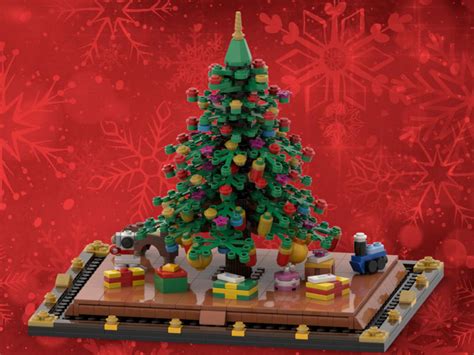Lego Moc Christmas Tree By Huebre Rebrickable Build With Lego