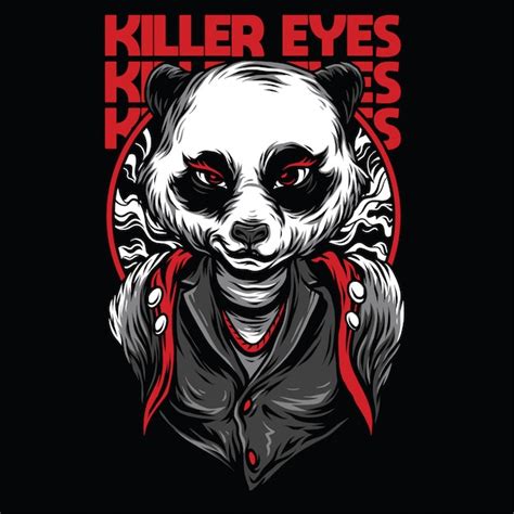 Premium Vector Killer Eyes Illustration