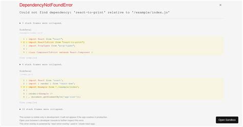 React To Print Codesandbox