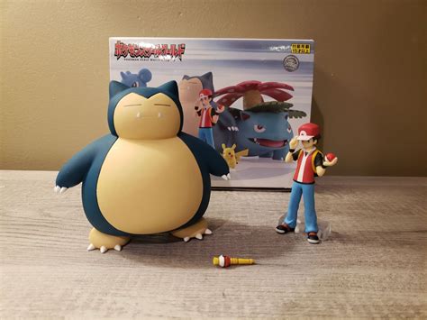Pokemon Scale World Kanto Red And Snorlax And Pokemon Flute Treasure Box