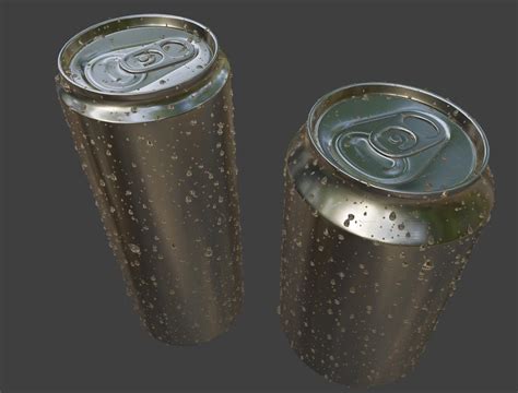 Sodacan 250ml 330ml With Droplets Flippednormals