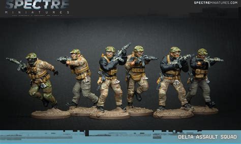 Spectre Miniatures Delta Assault Squad Brückenkopf Das