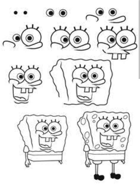 Desenhos De Bob Esponja Como Desenhar Bob Esponja Passo A🌟 Conheça As
